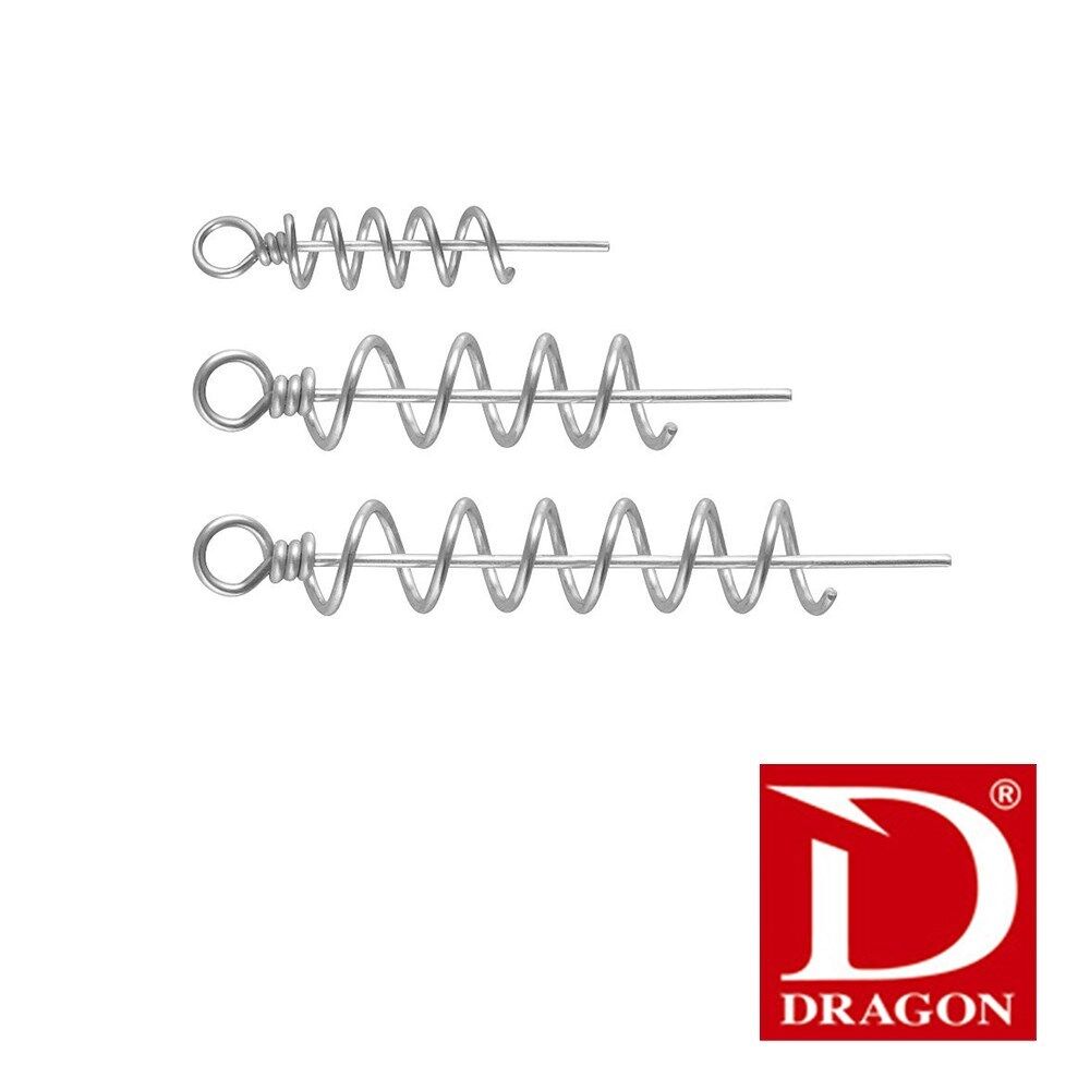 Dragon Cork screw. Corkscrews for soft lures. 5 pcs. – Predator maniac